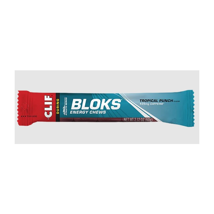 CLIF BLOKS ENERGY CHEWS TROPICAL PUNCH - Fashion For Cycling