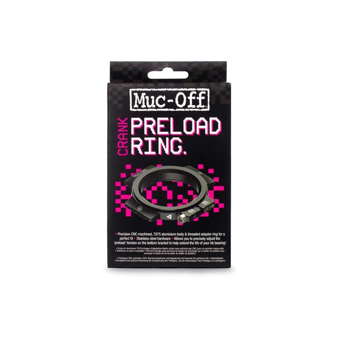 MUC OFF CRANK PRELOAD RING ZWART - Fashion For Cycling