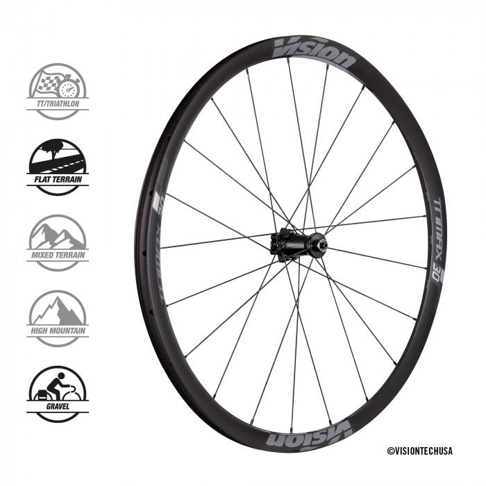 Fietswielen Vision Trimax 30 SC disc brake clincher kopen? - Fashion ...